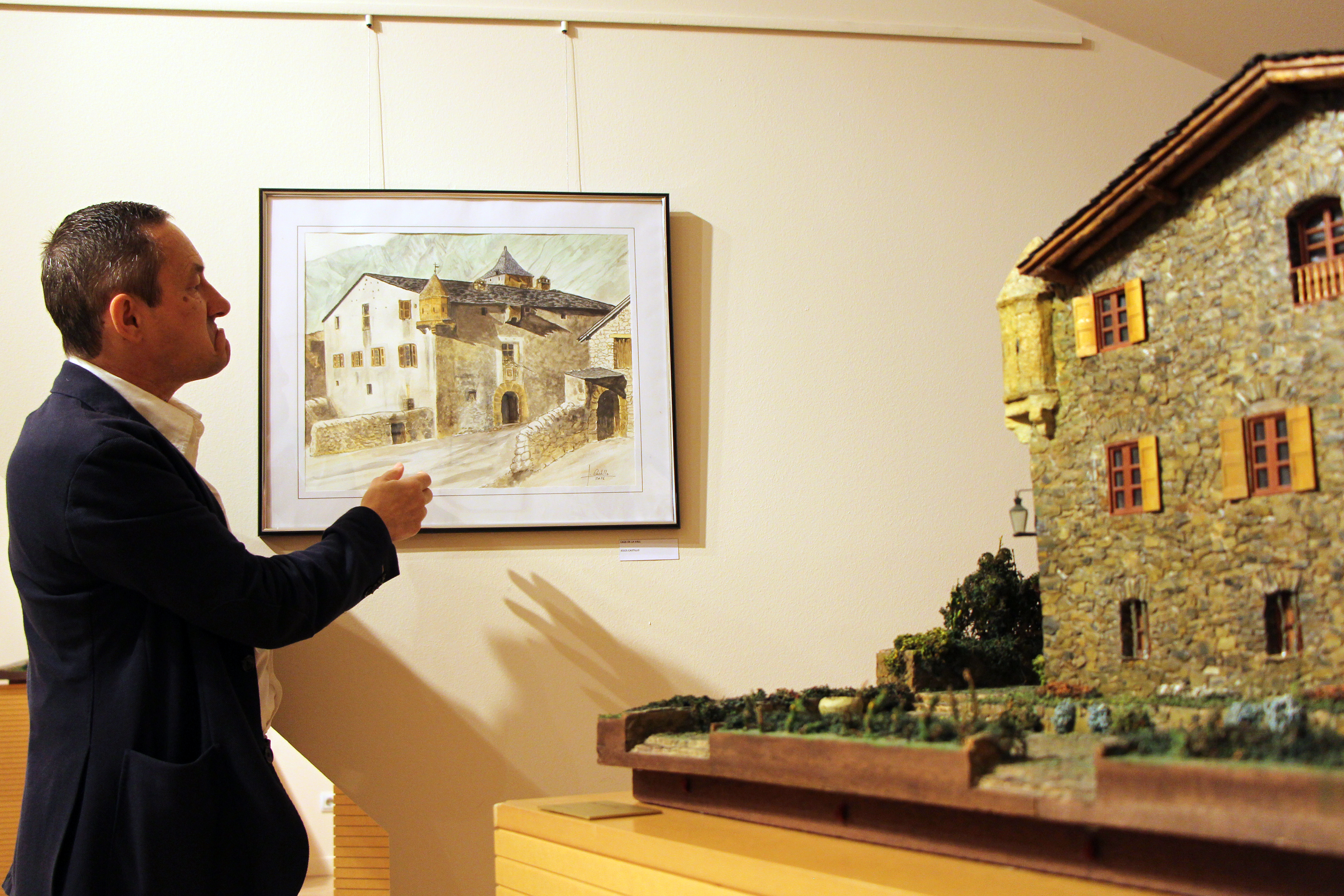 L'artista Jesús Castillo plasma el romànic andorrà a base de Rotring i ...